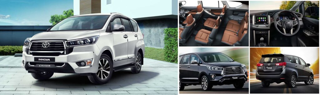Toyota Innova Crysta Rentals - Luxury & Space | Hire Now